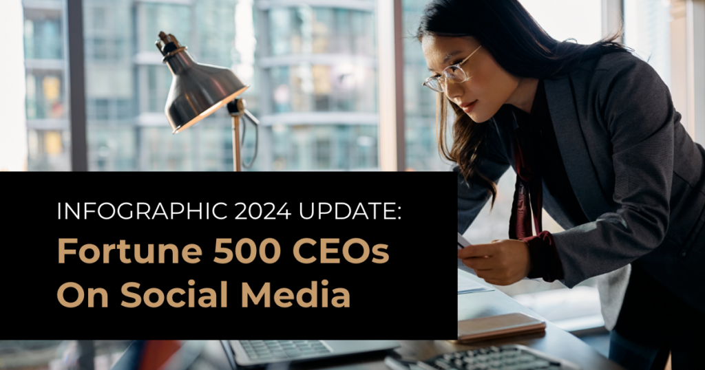 Infographic: Fortune 500 CEOs on Social Media