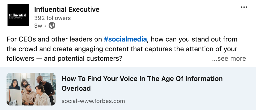 LinkedIn’s New Change To Link Previews Explained - Influential Executive