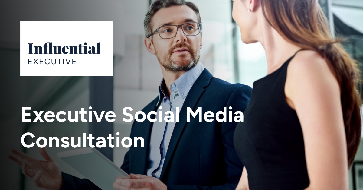 Executive Social Media Consultation with Influential Executive